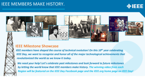 IEEE Milestone Showcase - IEEE Day 2023
