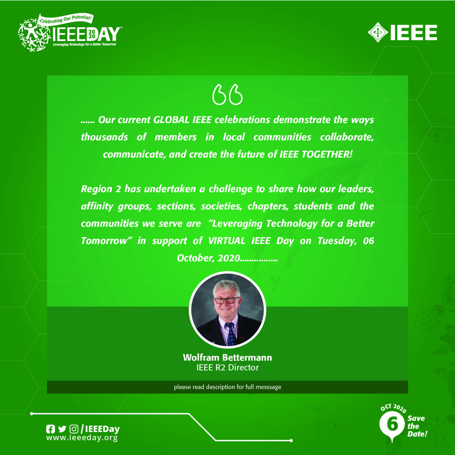 2020 Messages - IEEE Day 2025
